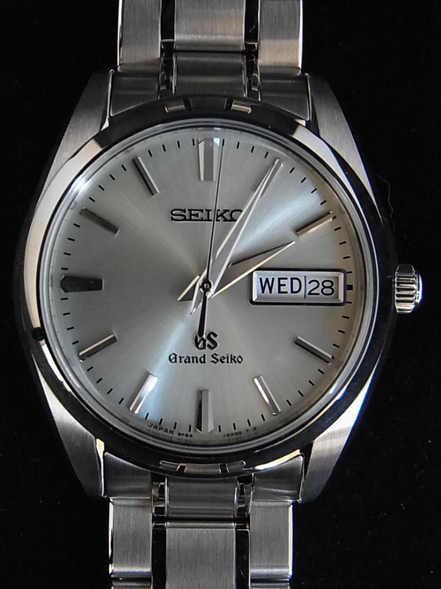 SBGT035高価買取事例－グランドセイコー 9Fクォーツ SBGT035 シルバーバー文字盤、デイデイト表示、3針 デイデイト Cal ...