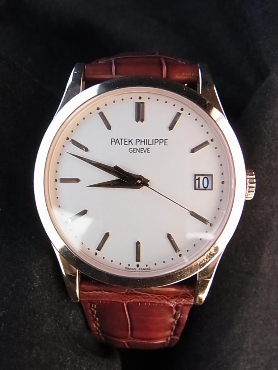 5296G-010高価買取事例－パテックフィリップ カラトラバ 5296G-010 ホワイトダイヤル イエローゴールド(中古)｜時計買取のピアゾ