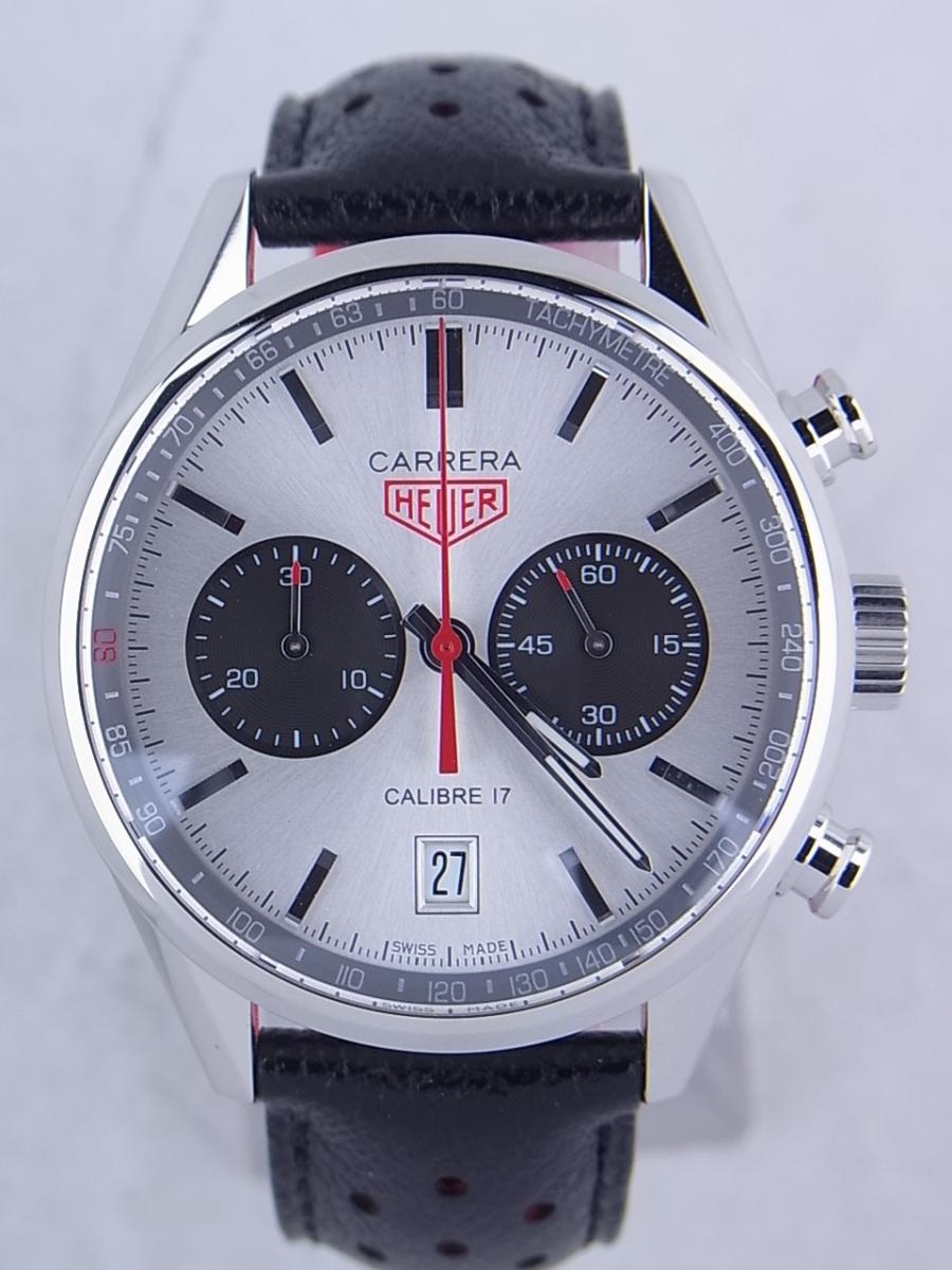 CV2119.FC6310高価買取事例－タグホイヤー カレラ CV2119.FC6310 シルバー クロノグラフ(割と綺麗な中古)｜時計買取のピアゾ